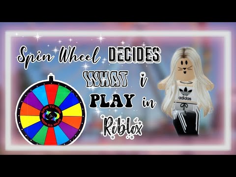 Spin wheel decide what i play in Roblox! | Fashion Gamer - YouTube