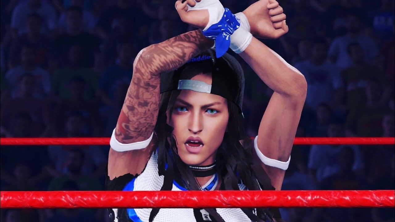 CAW: 💯“Riot Starter”💥 : Aliyah Brooks [WWE 2K Games Official Theme Song ...