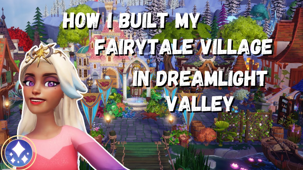 DDV Village Square Speed Build - Disney Dreamlight Valley - YouTube