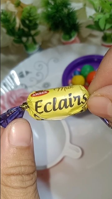 Kinder Joy Box With Amber Milk Eclairs And Gems Chocolate Popsicle 🍡# ...