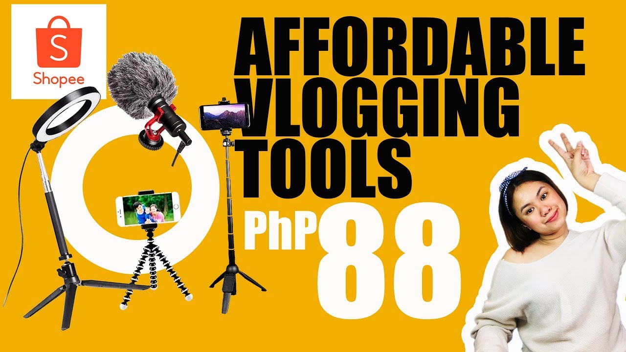 Shopee Finds: Affordable Vlogger Starter Kit, price starts @ 88 pesos ...