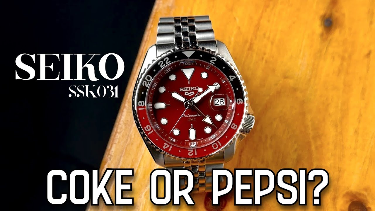Seiko 5 GMT coke, the affordable alternative to the Tudor Black Bay GMT ...