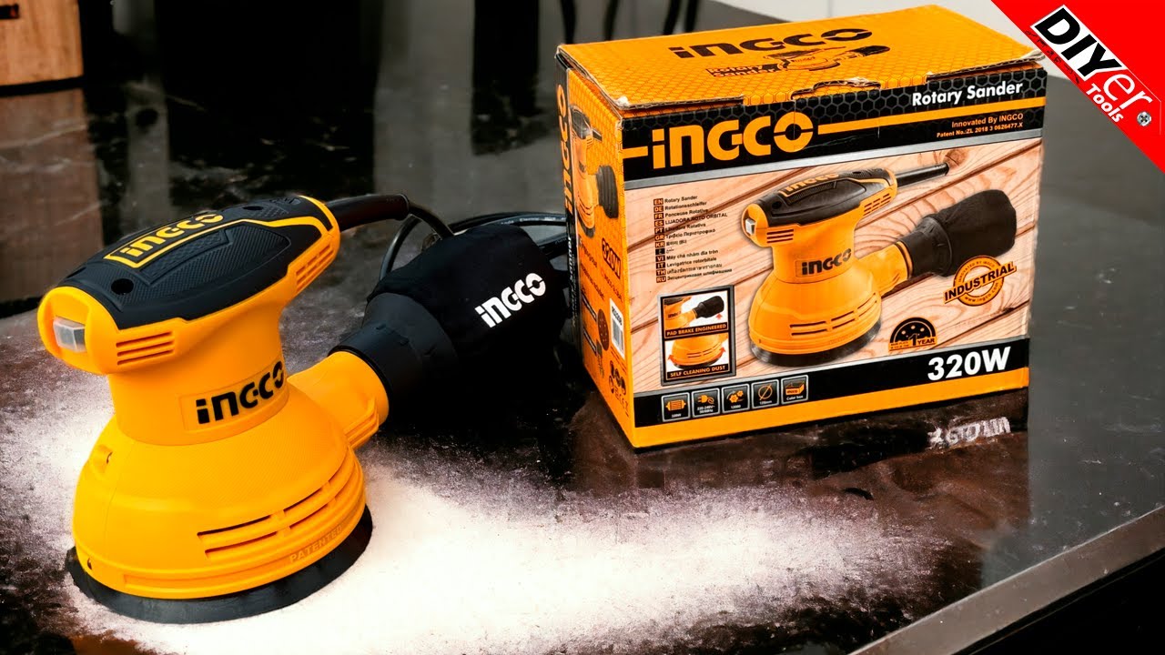 INGCO RS3208 Rotary Sander 320W | UNBOXING @diyertools - YouTube