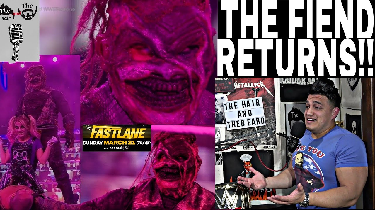 THE FIEND RETURNS ! THE FIEND RETURNS WITH A NEW MASK AT FASTLANE ...