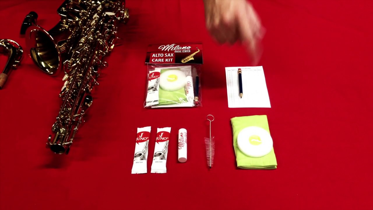Saxophone Care Kit Tutorial by Milano Music Center - YouTube