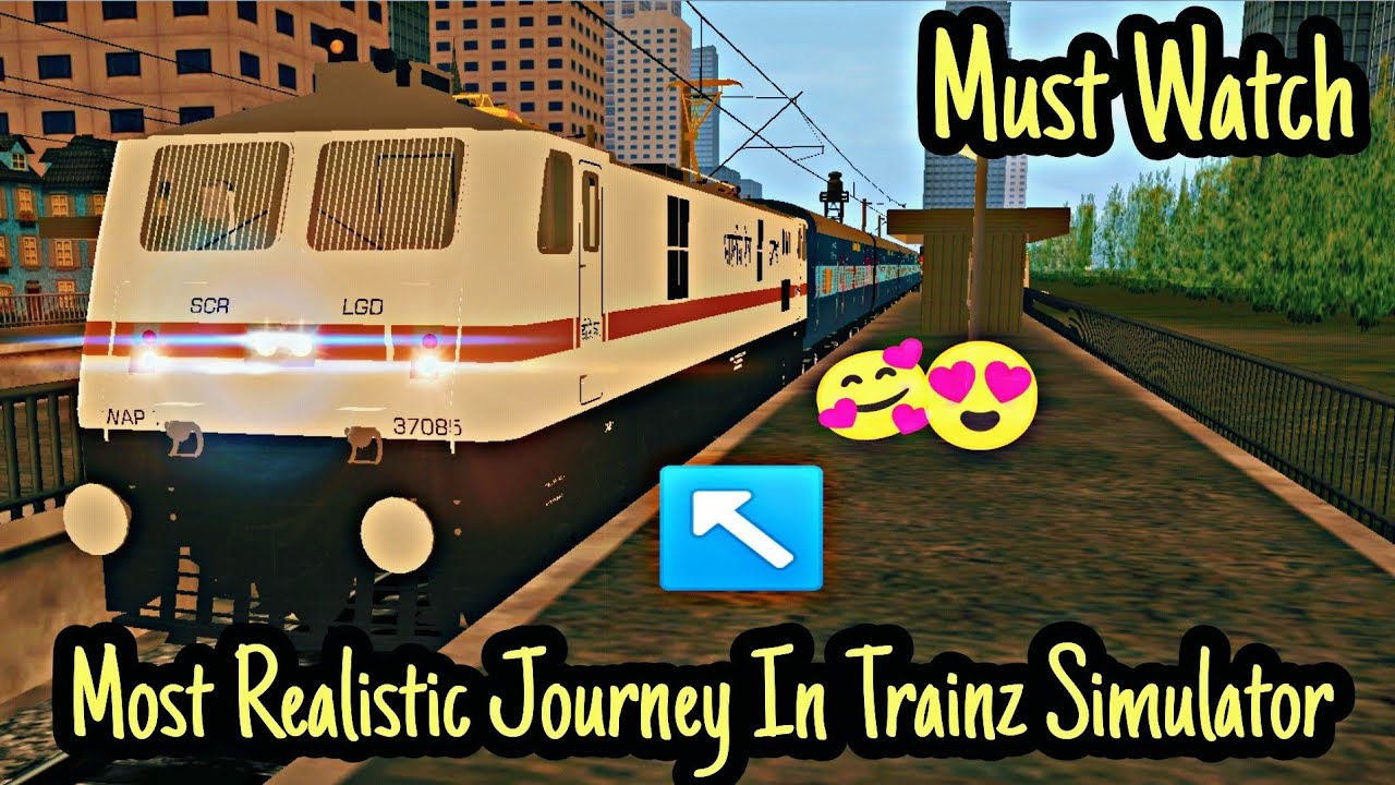 Most Realistic ICF Train Journey Like MSTS Indian Train Simulator ...
