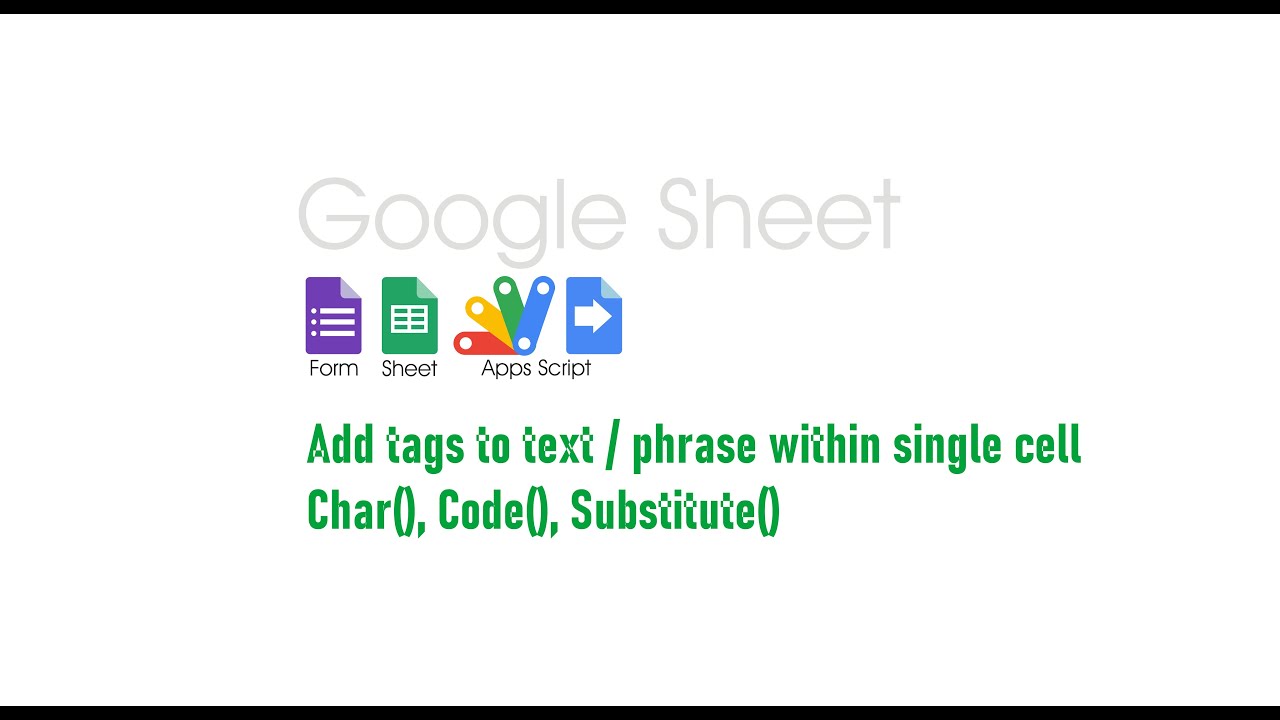 Adding Tags To Text In A Cell YouTube Adding Tags To Text In A Cell YouTube
