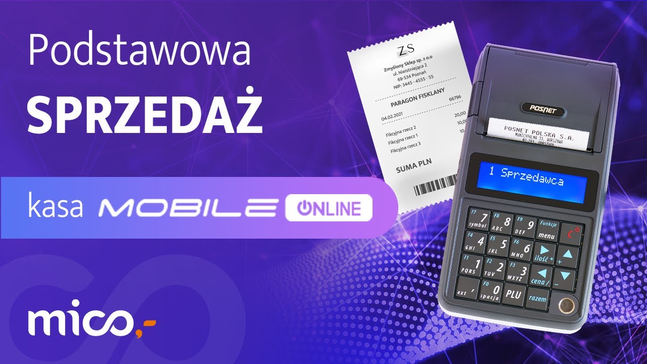 Sprzedaż i anulowanie paragonu na kasie Posnet Mobile Online 🧾💰 - YouTube