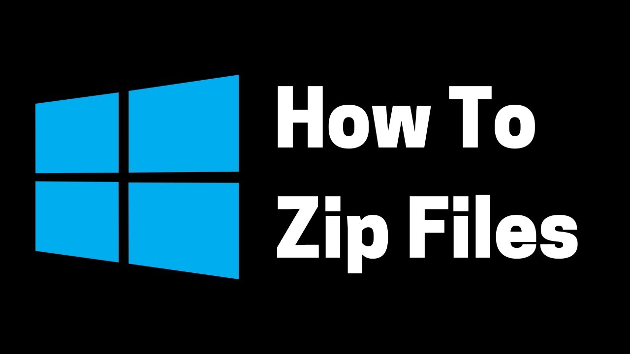 How to Zip Files on Windows 10 - YouTube