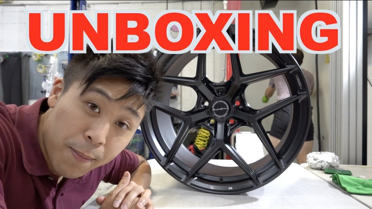 UNBOXING: BRIXTON FORGED RF7 Wheels for TESLA MODEL 3 - YouTube