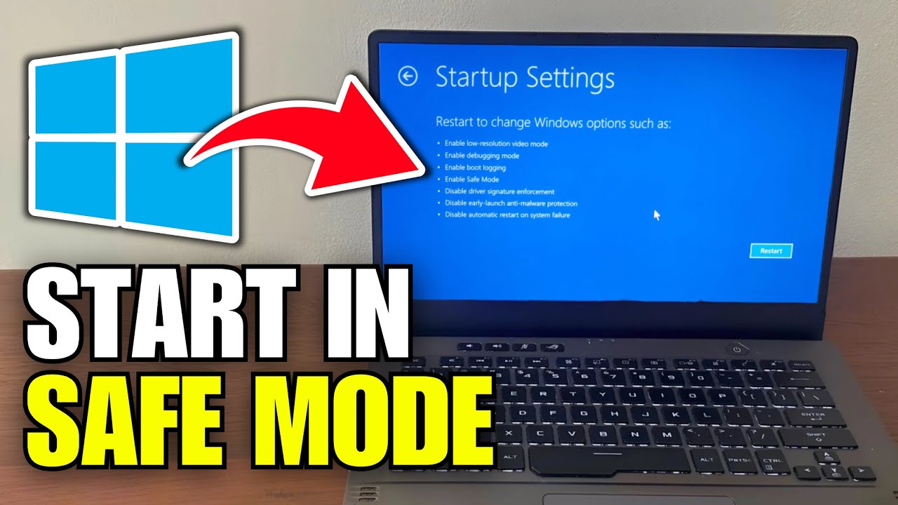 How To Start Laptop & PC in Safe Mode (Windows 11) - YouTube