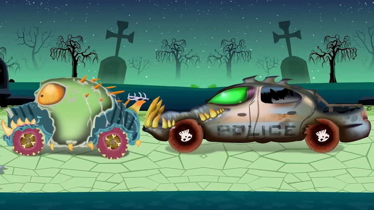 Police Monster Chase, Halloween Videos For Kids - YouTube
