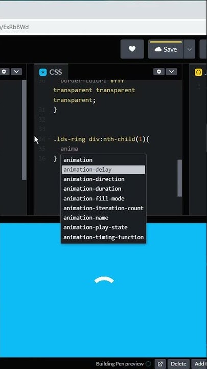 CSS Loading Animation | Pure CSS Loader | Loading Animation #shorts # ...