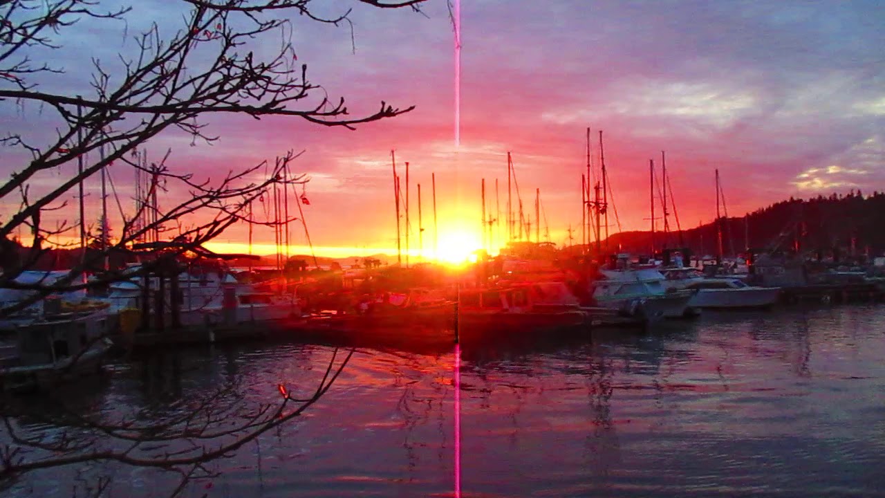 Winter Sunrise to die for on Salt Spring Island, Canada - YouTube