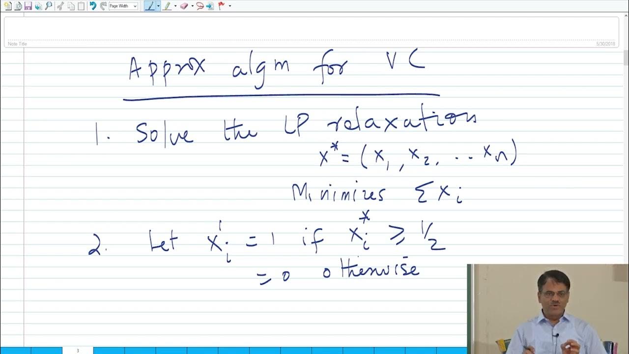 Approximation Algorithms Part 1 Swayamprabha Ch36sp Youtube