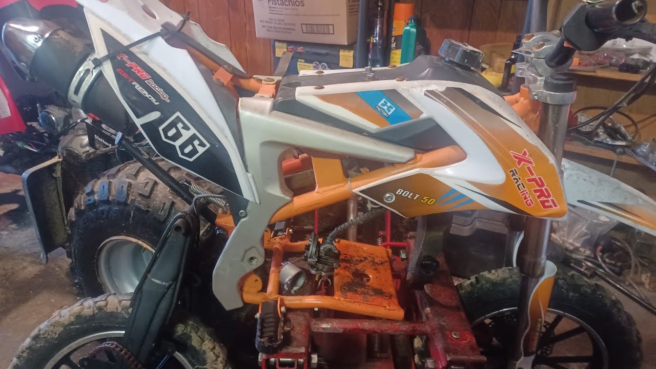 sx 50cc test ride first run!! - YouTube