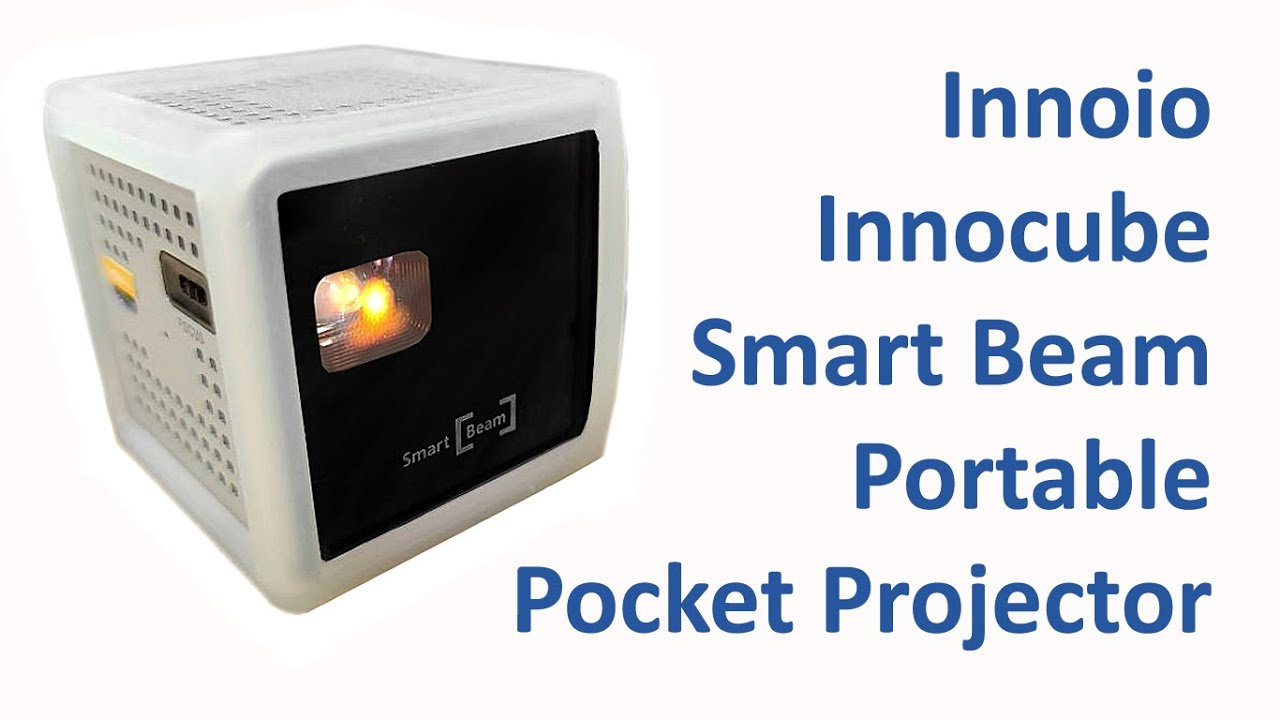 Innoio Innocube Smart Beam Portable Pocket Projector - YouTube