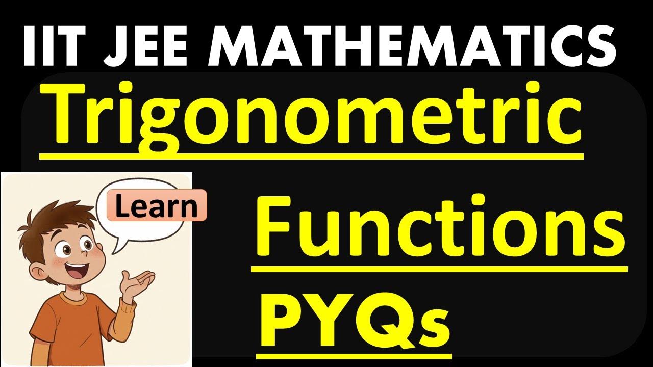 Example on trigonometric functions | TRIGONOMETRIC FUNCTION |IIT-JEE MATHEMATICS | Q101 - YouTube