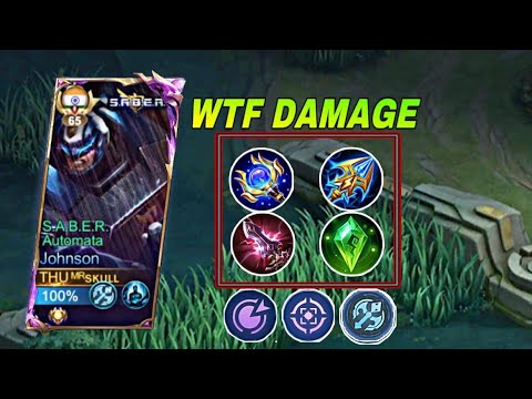 Johnson damage build 2024 | Johnson mobile legends gameplay @Skull_Yt15 ...