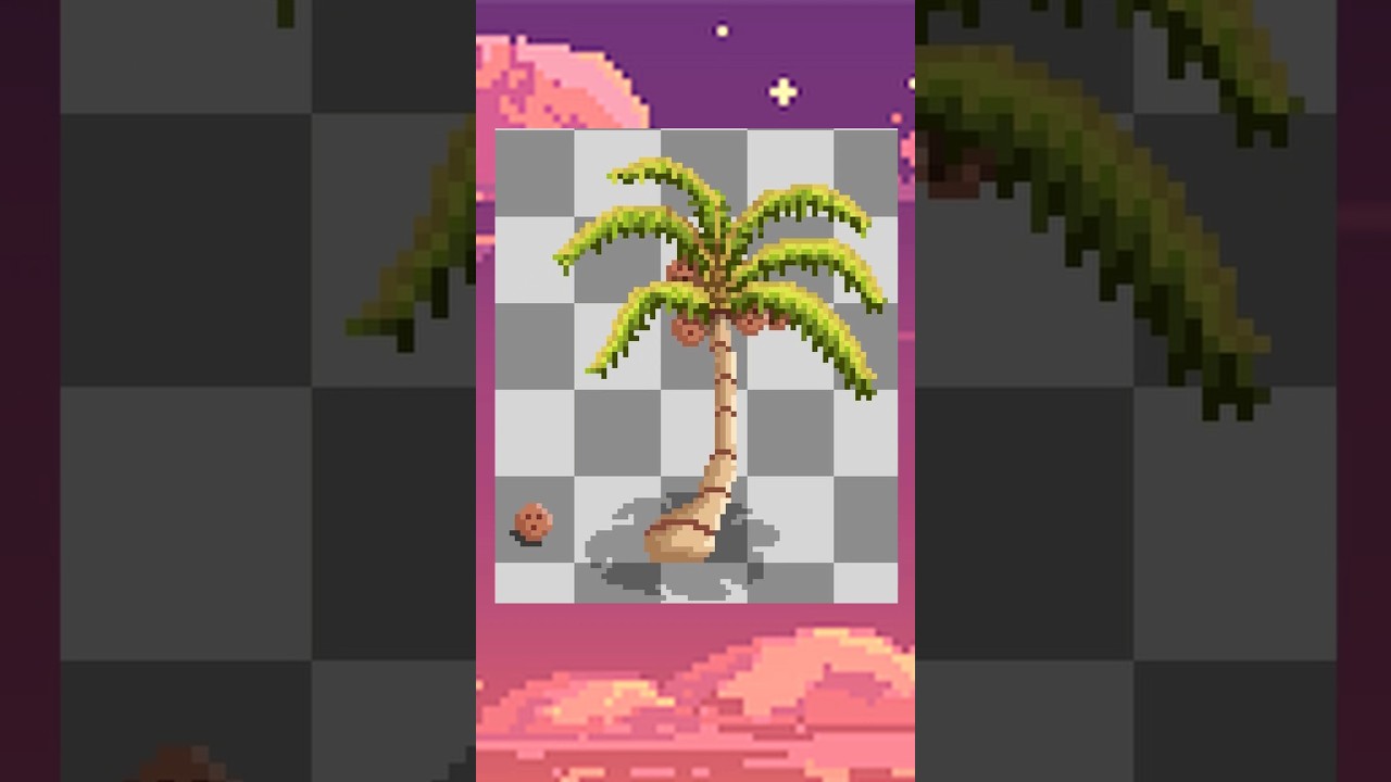 Relax for a moment scroller and watch a tree grow pixel by pixel # ...