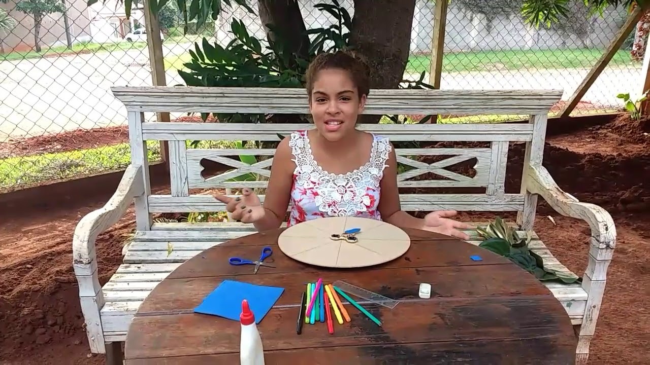 Como fazer uma roleta mistériosa - diversão do meu jeito - YouTube