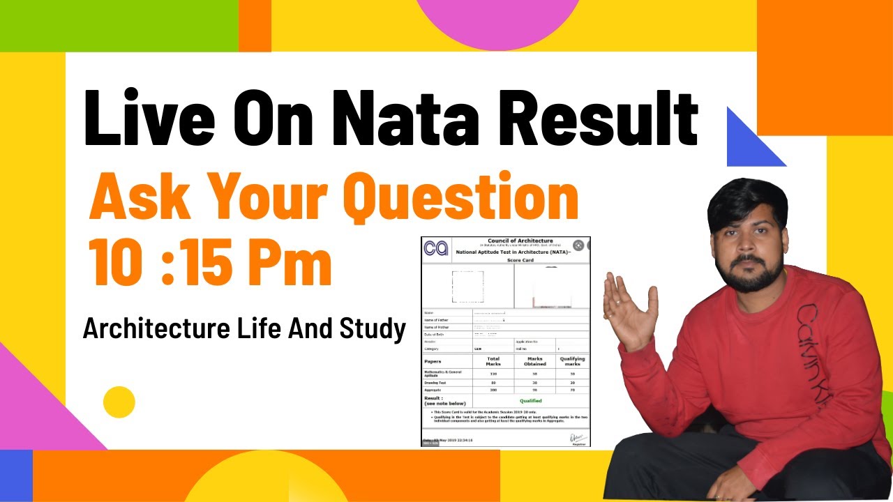 Live On Nata Result Ask Your Question 10 :15 Pm Architecture Life And ...