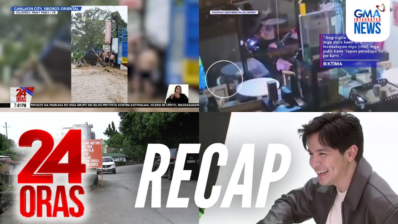 24 Oras: (Part 3) Pagbaha sa Negros Oriental | Mga na-wash out na bahay ...