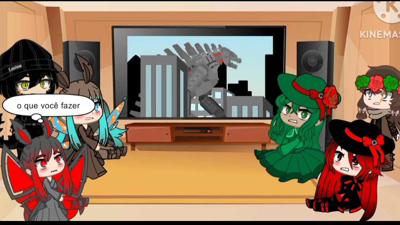 kaijus fêmeas react godzilla vs mechagodzilla - YouTube