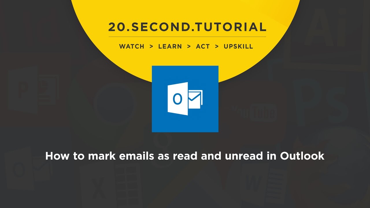 OLDIE How To Mark Emails As Read And Unread In Outlook MS Outlook Tutorial 6 YouTube OLDIE How To Mark Emails As Read And Unread In Outlook MS Outlook Tutorial 6 YouTube