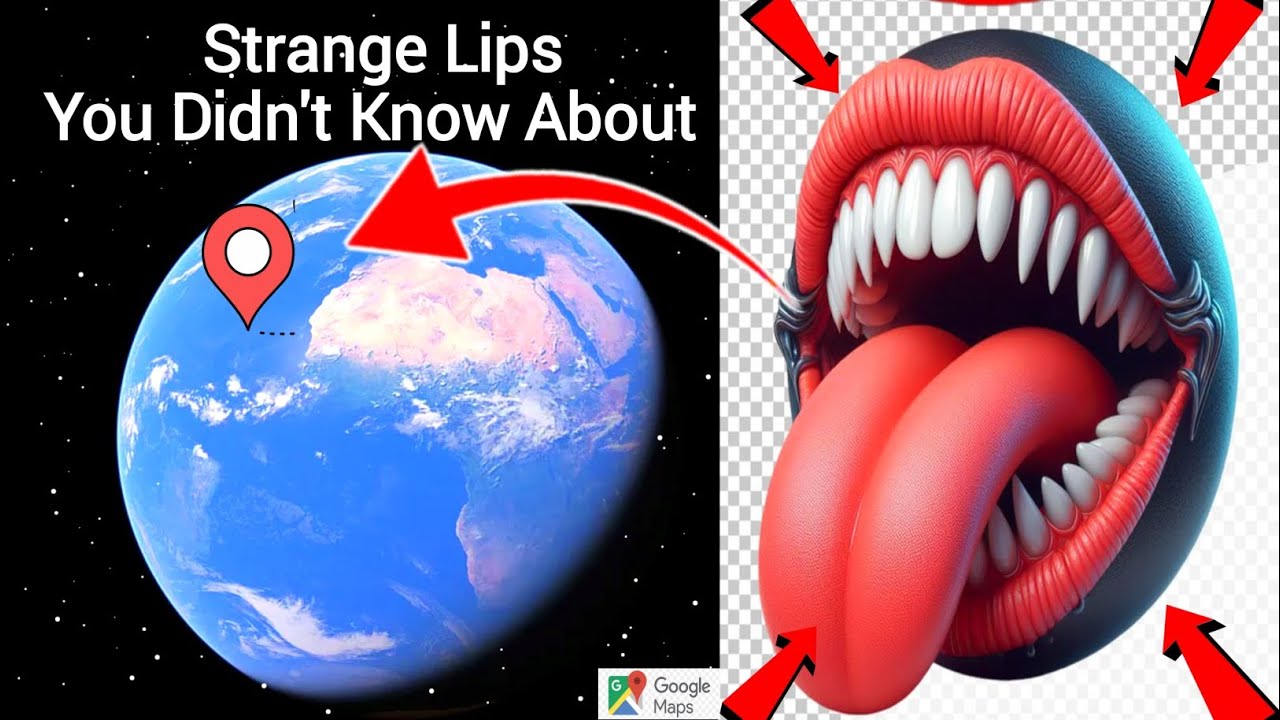 I Found Strange Lips👄On Google Earth Location You Didn't Know About ...