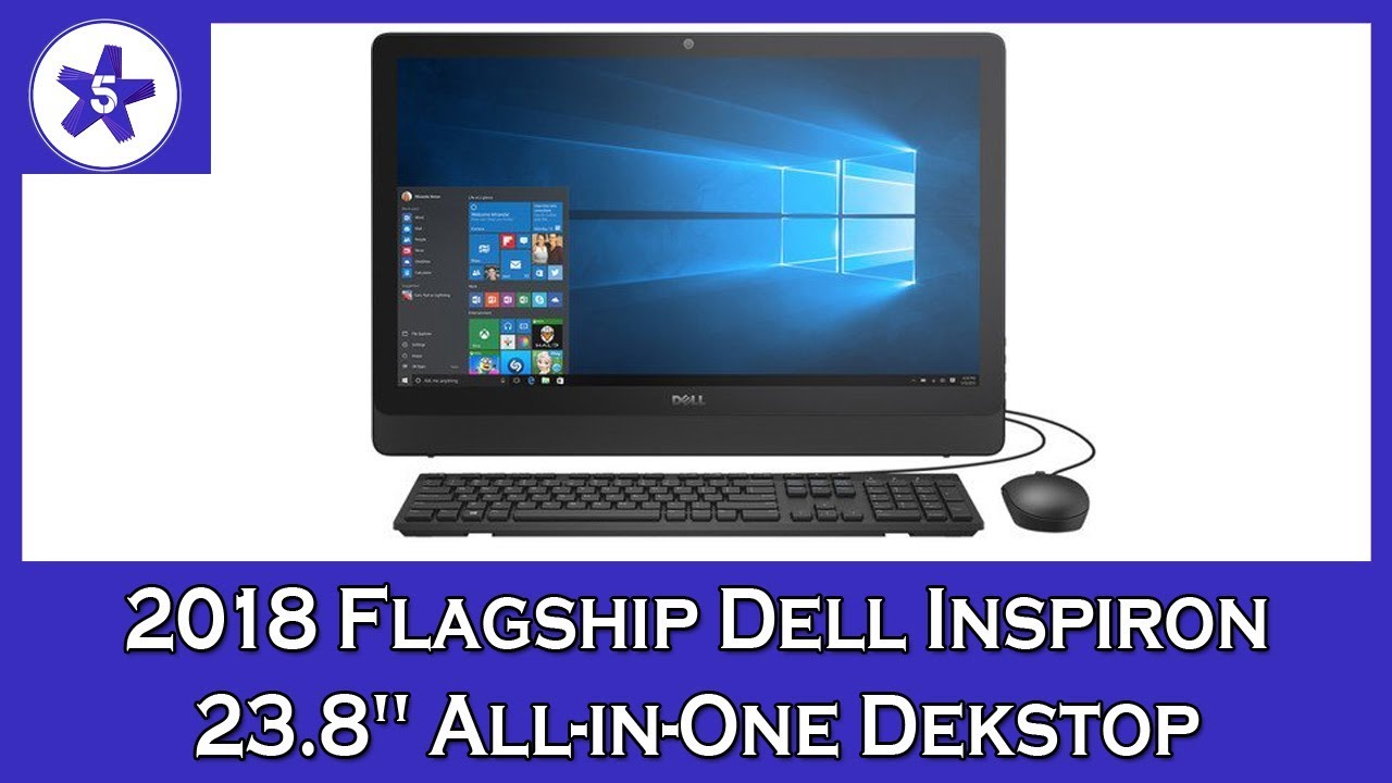 2018 Flagship Dell Inspiron 23.8" All-in-One Full HD IPS Touchscreen ...