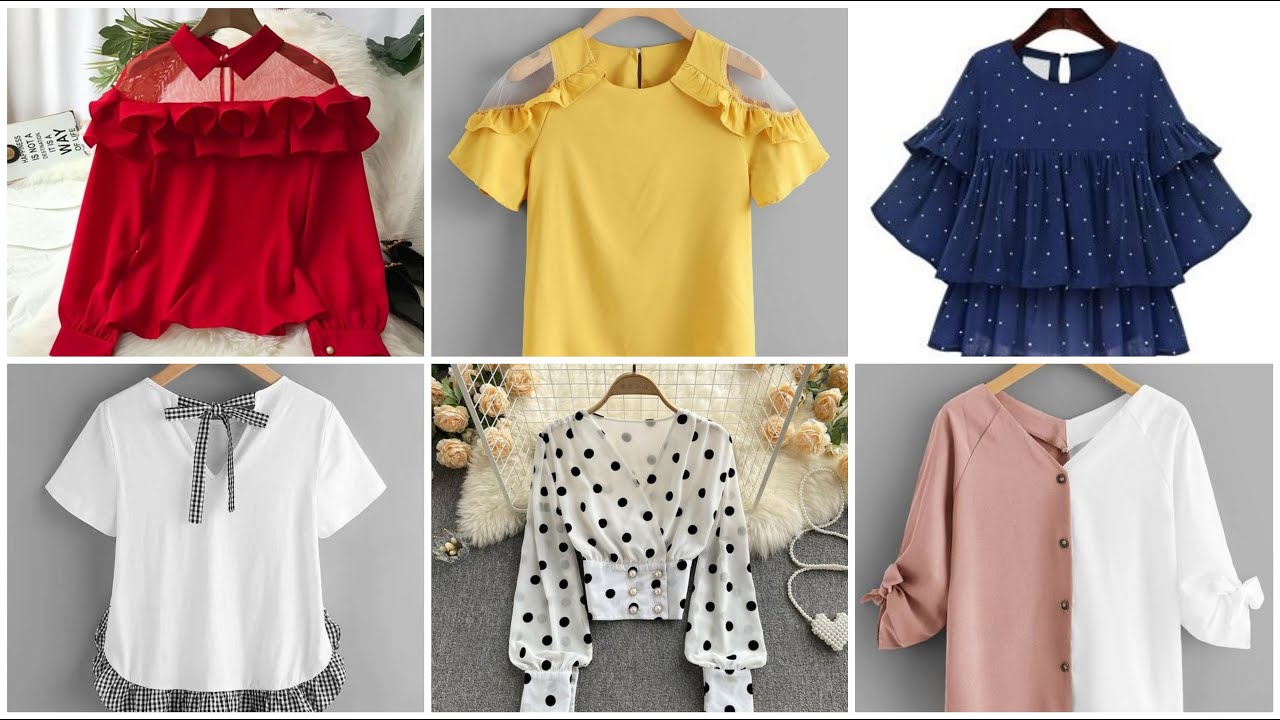Latest top collections for girls| Tops for girl| Top design for girls ...