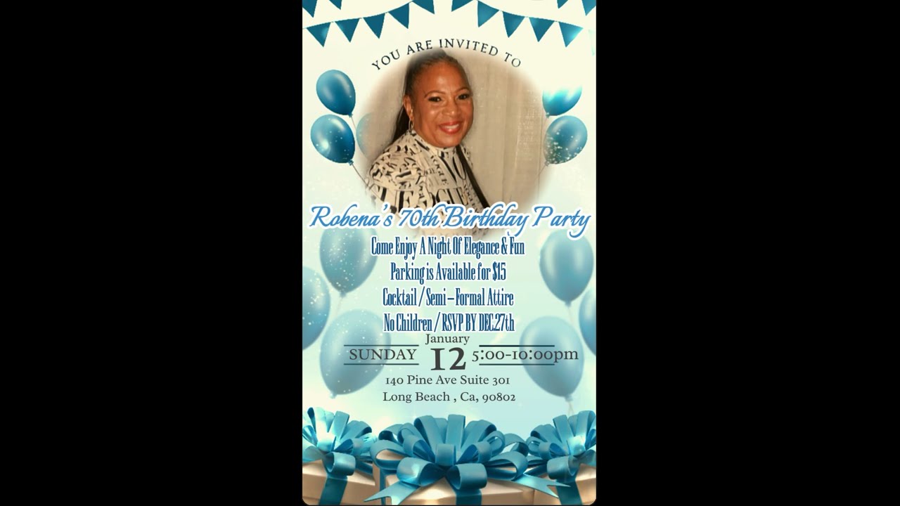 Robena's 70th , Sunday, 1 /12 /2025 (VideoWebb🎥) - YouTube
