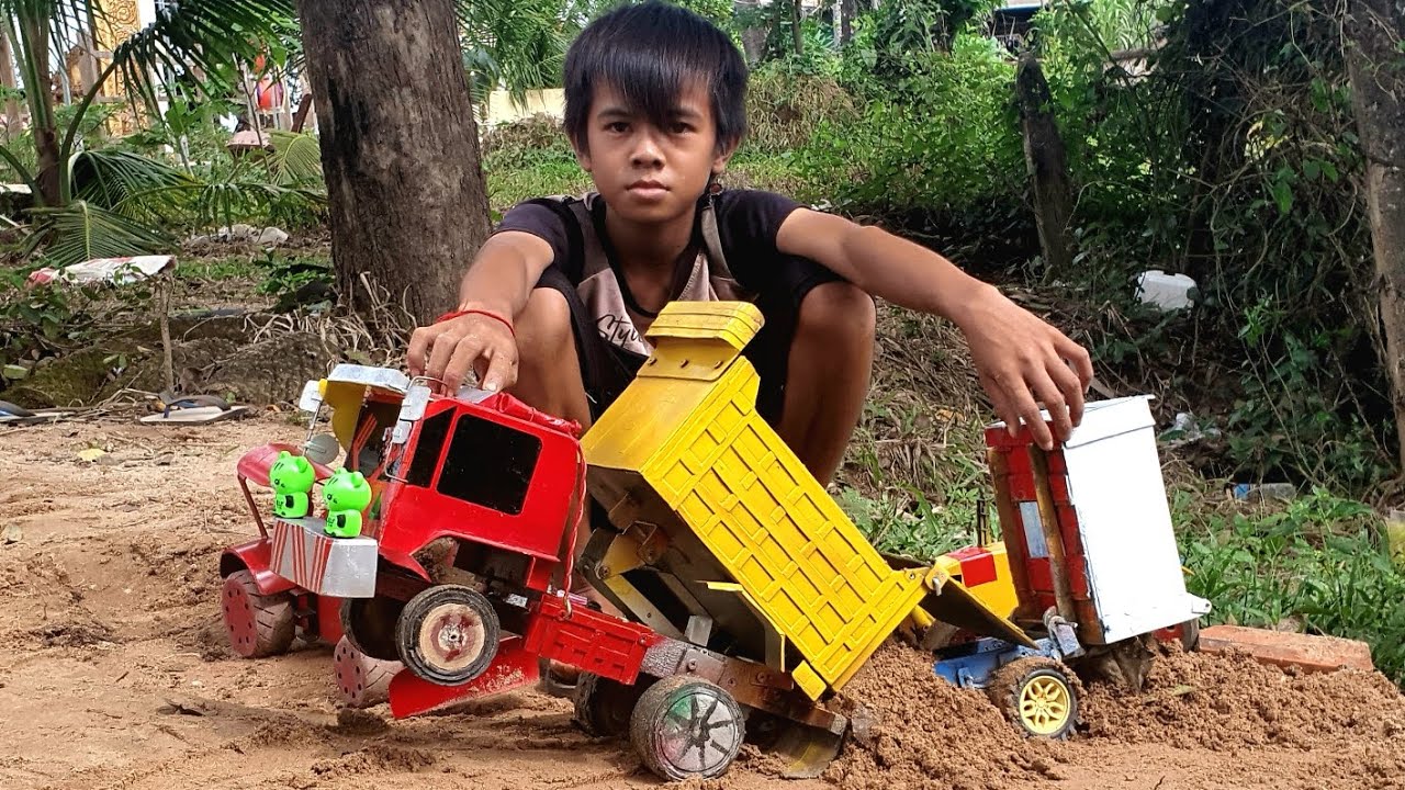 DIY Small Tractor Farming - YouTube