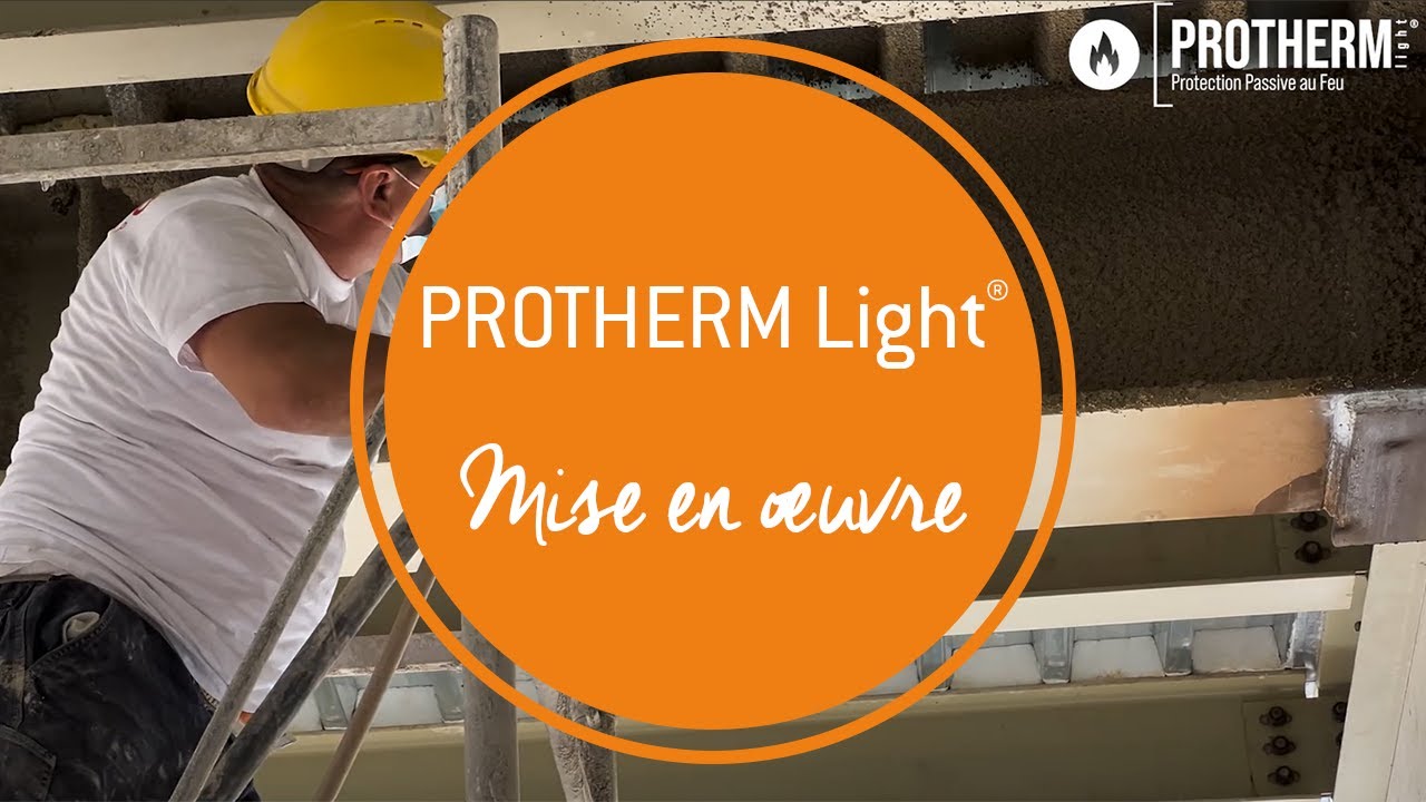 Protherm Light : Enduit pour la protection passive au feu des bâtiments en acier, béton et ...