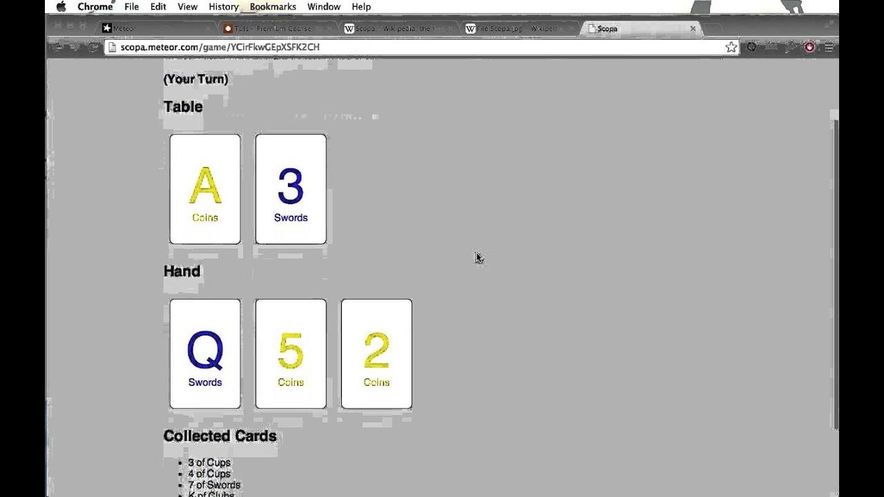 Build a Multi-Player Card Game With Meteor: Application Demo - YouTube