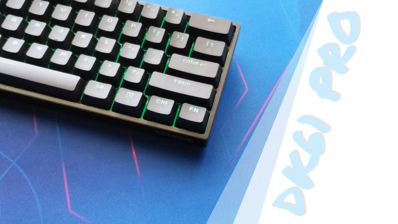 Unboxing Dierya DK61 Pro Bluetooth 60% RGB Gaming Keyboard - YouTube