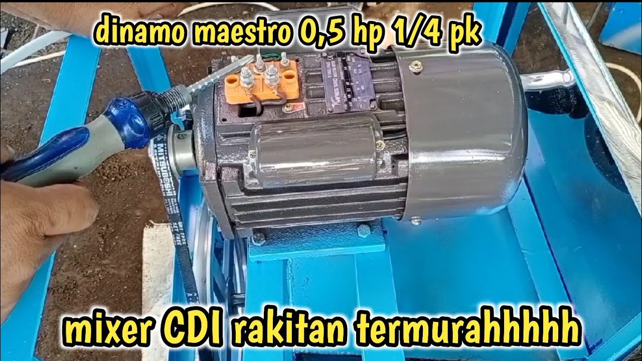 Proses perakitan dan pemasangan kabel saklar dinamo maestro 0,5 hp di ...