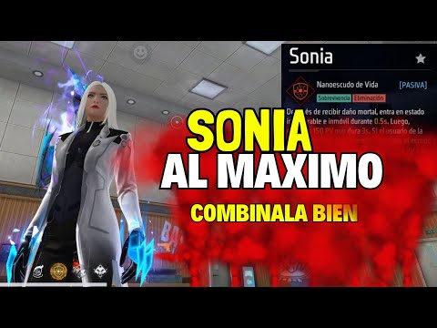 Como Aprovechar al MAXIMO la habilidad de SONIA en FREE FIRE 🔥 ...