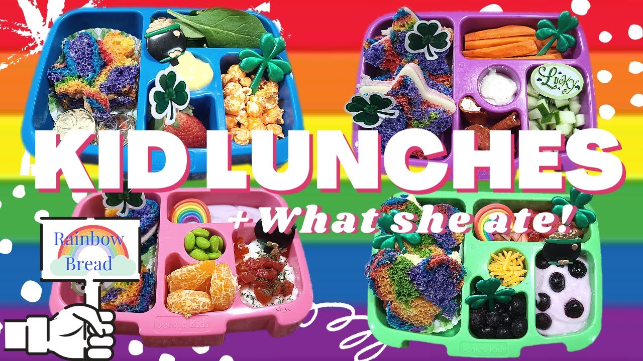 🌈RAINBOW BREAD is BACK! | KID Rainbow lunches | Bella Boo's Lunches ...