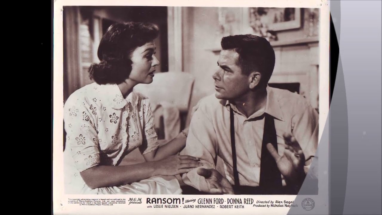 Donna Reed in Ransom 1956 GLENN FORD ROBERT KEITH WATCH CLASSIC ...