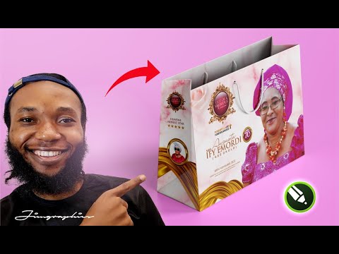 How to Design a Paper  Bag in CorelDraw with mockup