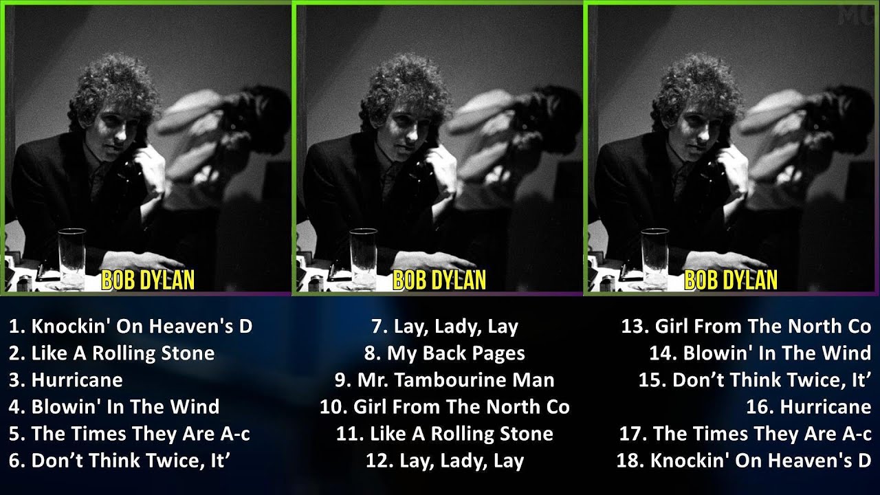 Bob Dylan 2025 MIX Best Song Of All Time - YouTube