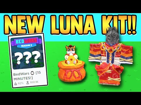 *NEW* LUNA KIT!! (ROBLOX BedWars) - YouTube