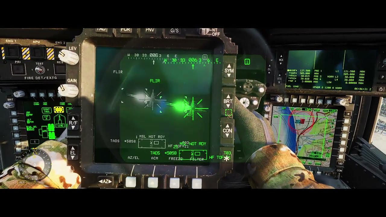 AH-64D & F/A-18C buddy lasing...for a bit. - YouTube