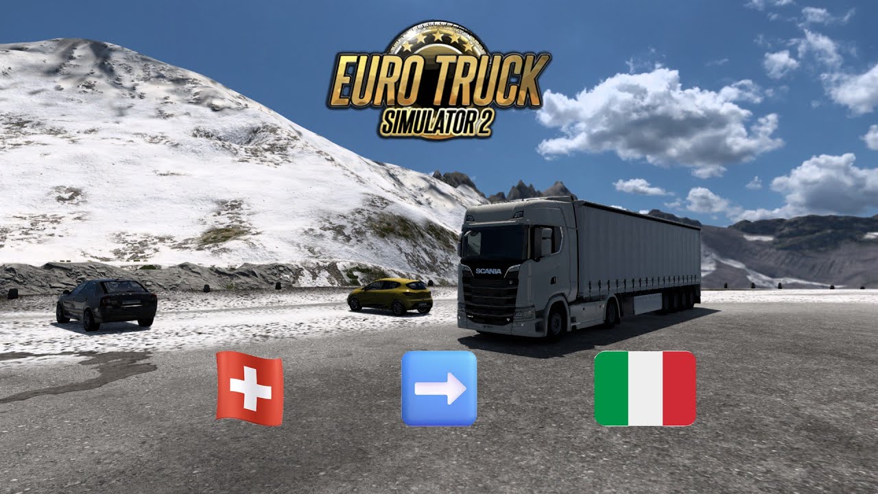 Svájcból Olaszországba 🚚 Terelés az Autópályán 🚚 Leállt a Kamion 🚚Euro ...
