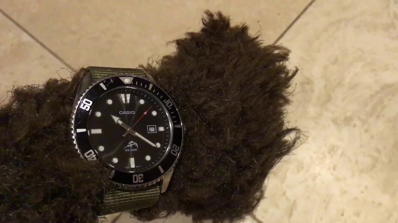 The Watch Dog Wrist Watch Check - Casio Duro - YouTube