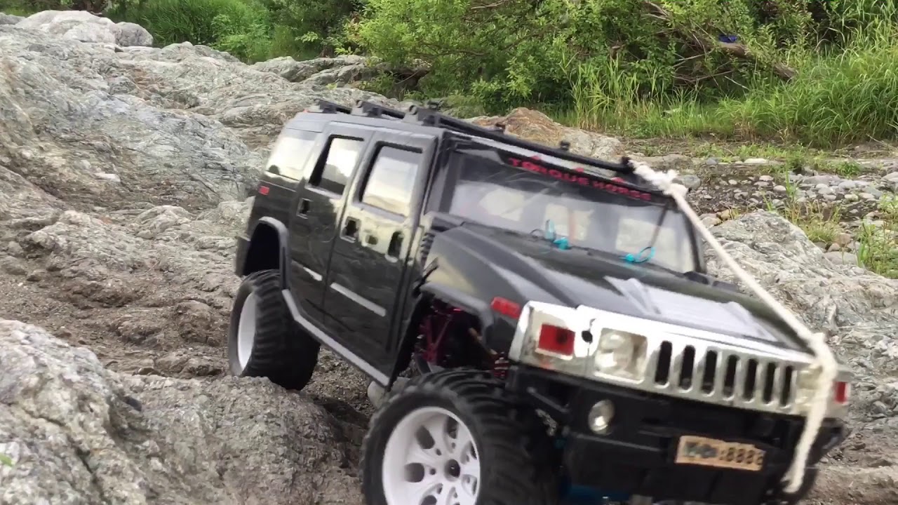 Tamiya CR−01 HUMMER H2 1:6 RC Car #58 - YouTube