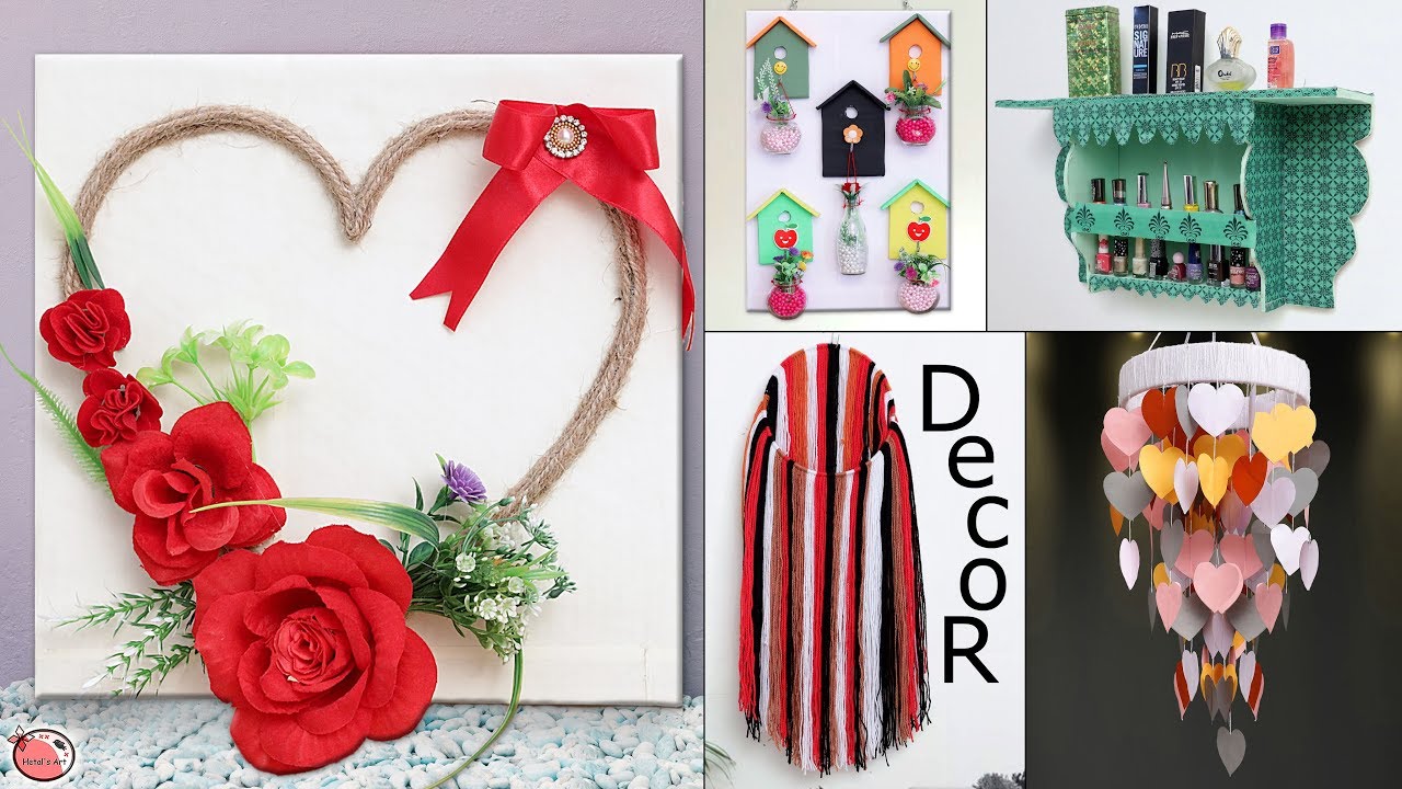 10 DIY Crafty Ways To Decor Your Home !!! - YouTube