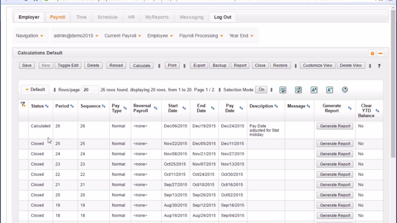Restoring from a Payroll Backup in Cloud Based Payroll Software - YouTube